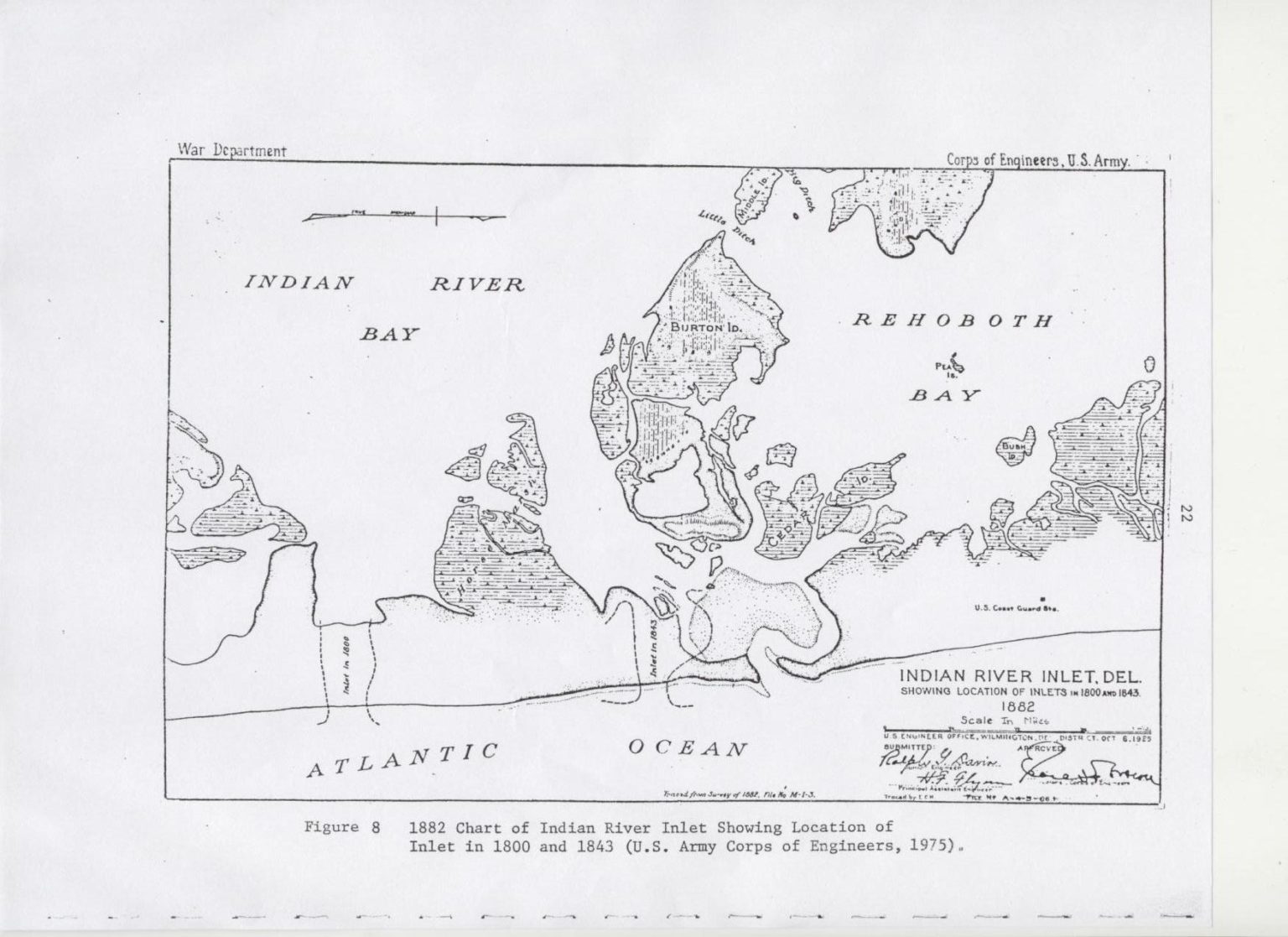 History of the Indian River Inlet at Delaware Seashore State Park ...